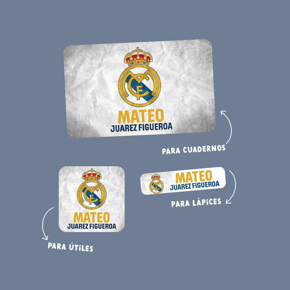 Stickers Real Madrid – naranjadulcemex | PAPELERÍA DE ORGANIZACIÓN